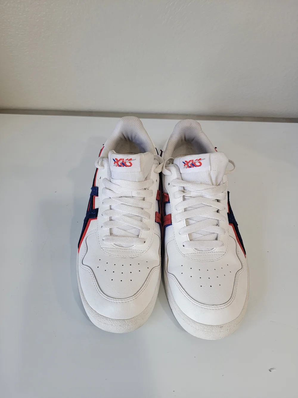 Asics | Shoes | Asics Japan S Shoes Mens Size 9 White Red Navy ...